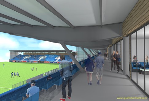 Nouveau Stade René Gaillard | Quatro Architecture